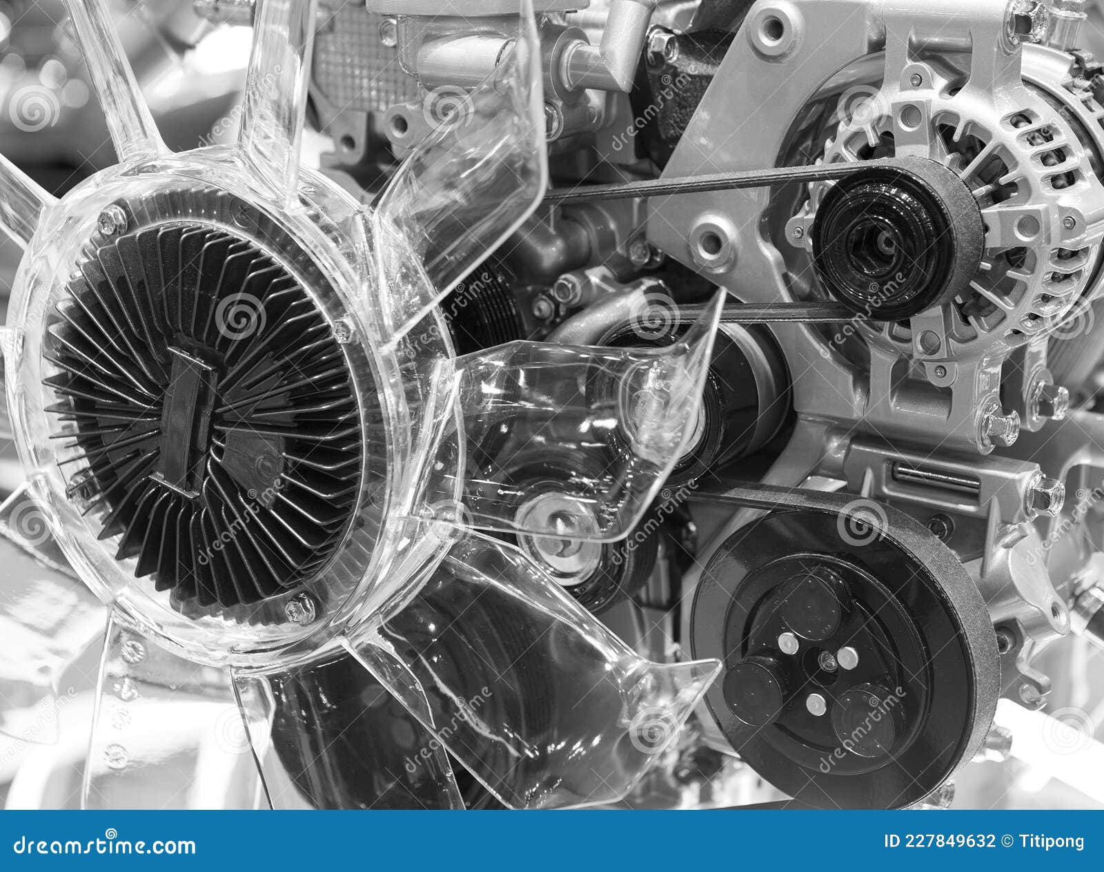 The Design of the Modern Car Engine Stock Photo - Image of modern ...