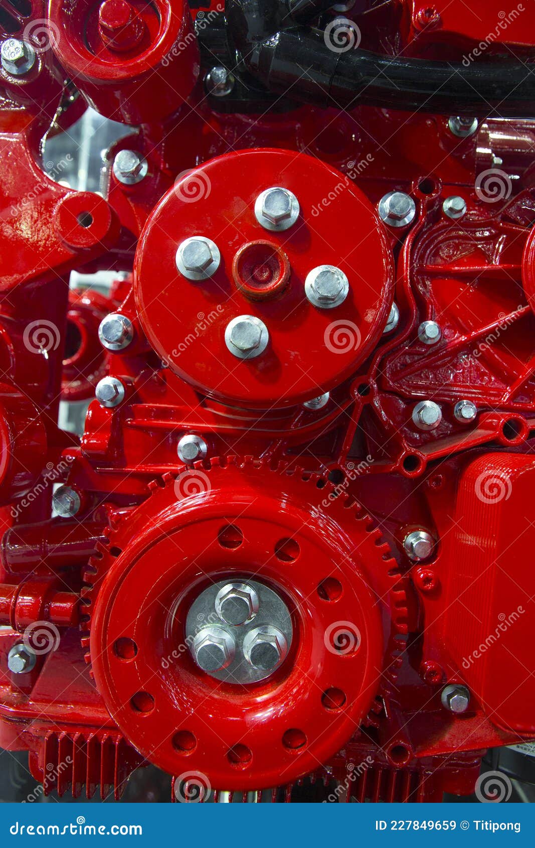 The Design of the Modern Car Engine Stock Image - Image of motor ...