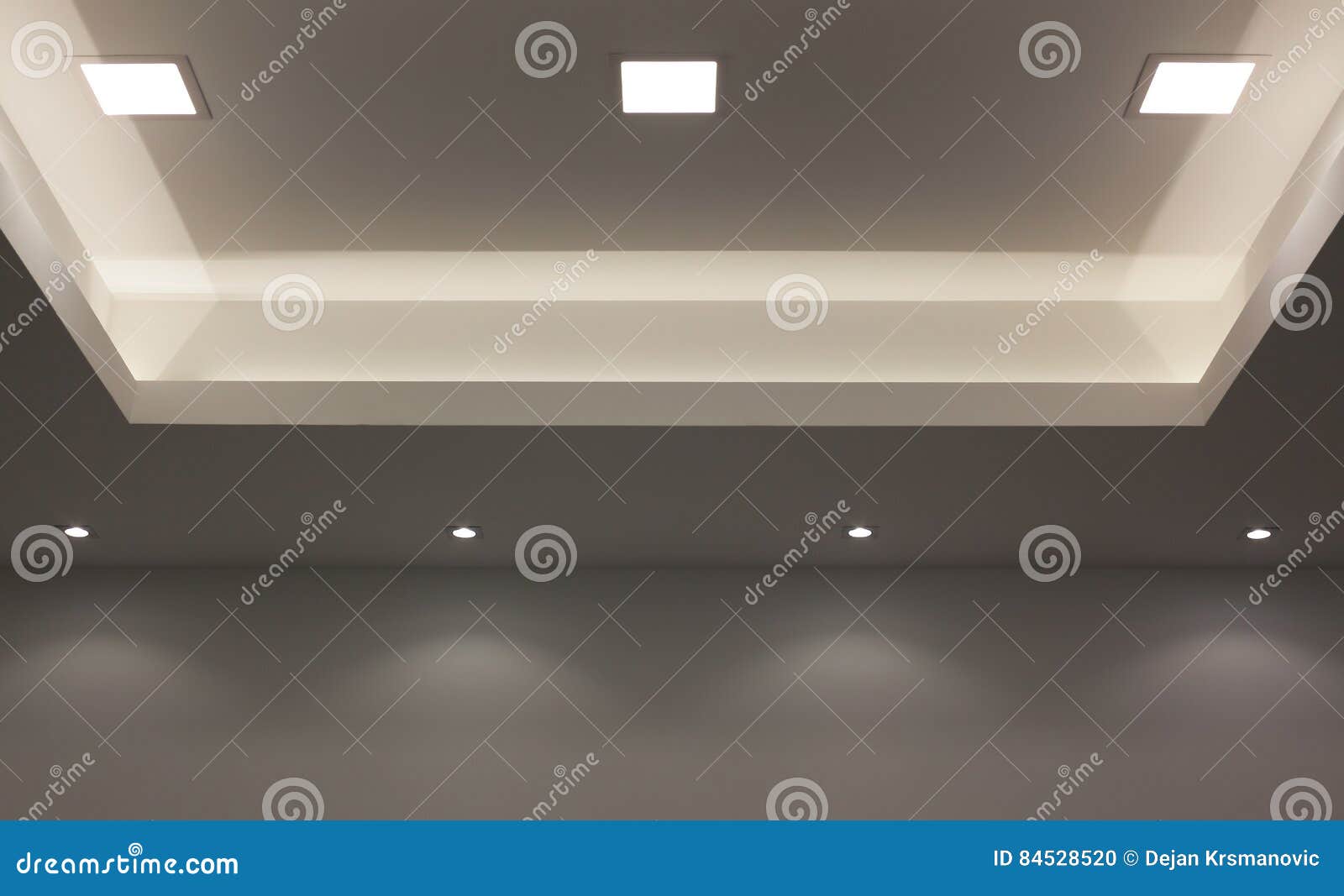 Design of a Modern Ceiling Lights Stock Photo - Image of details ...