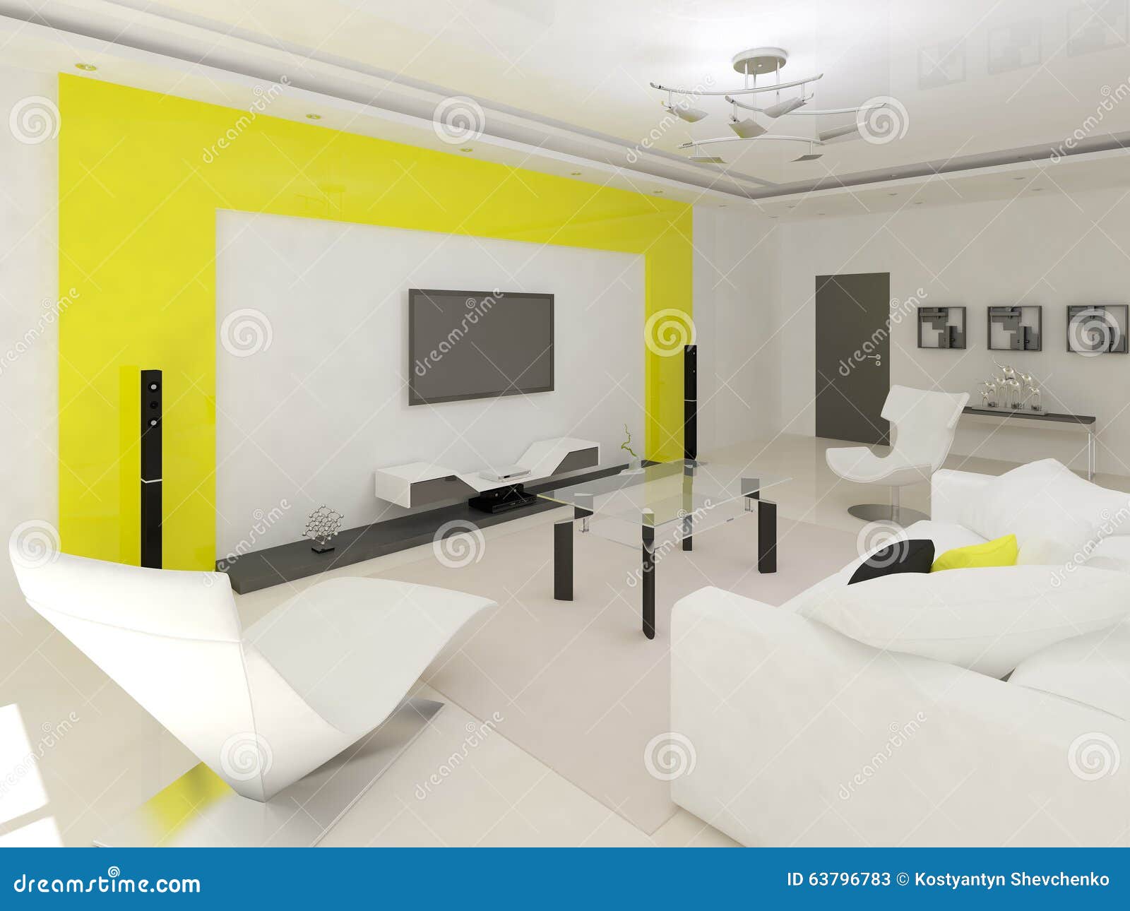 The Design of Modern Living . Stock Illustration - Illustration of ...