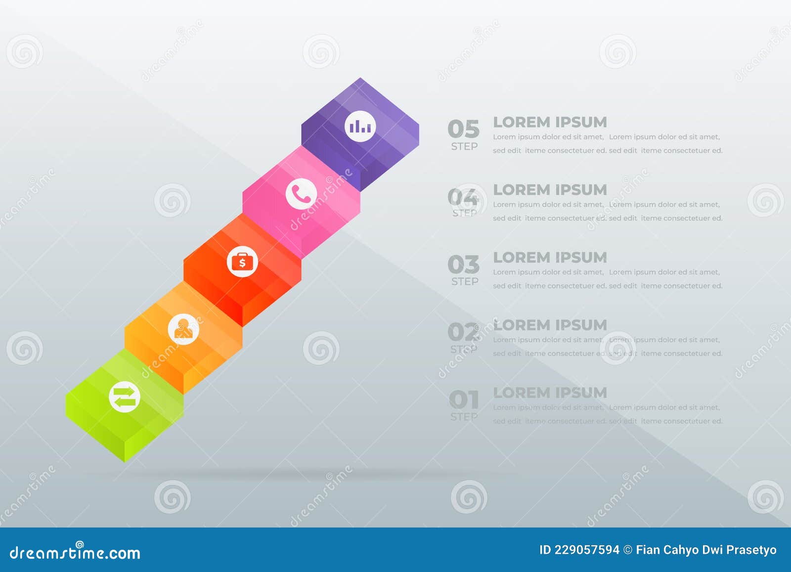 Design Modern Professional Steps Stock Illustration - Illustration of ...