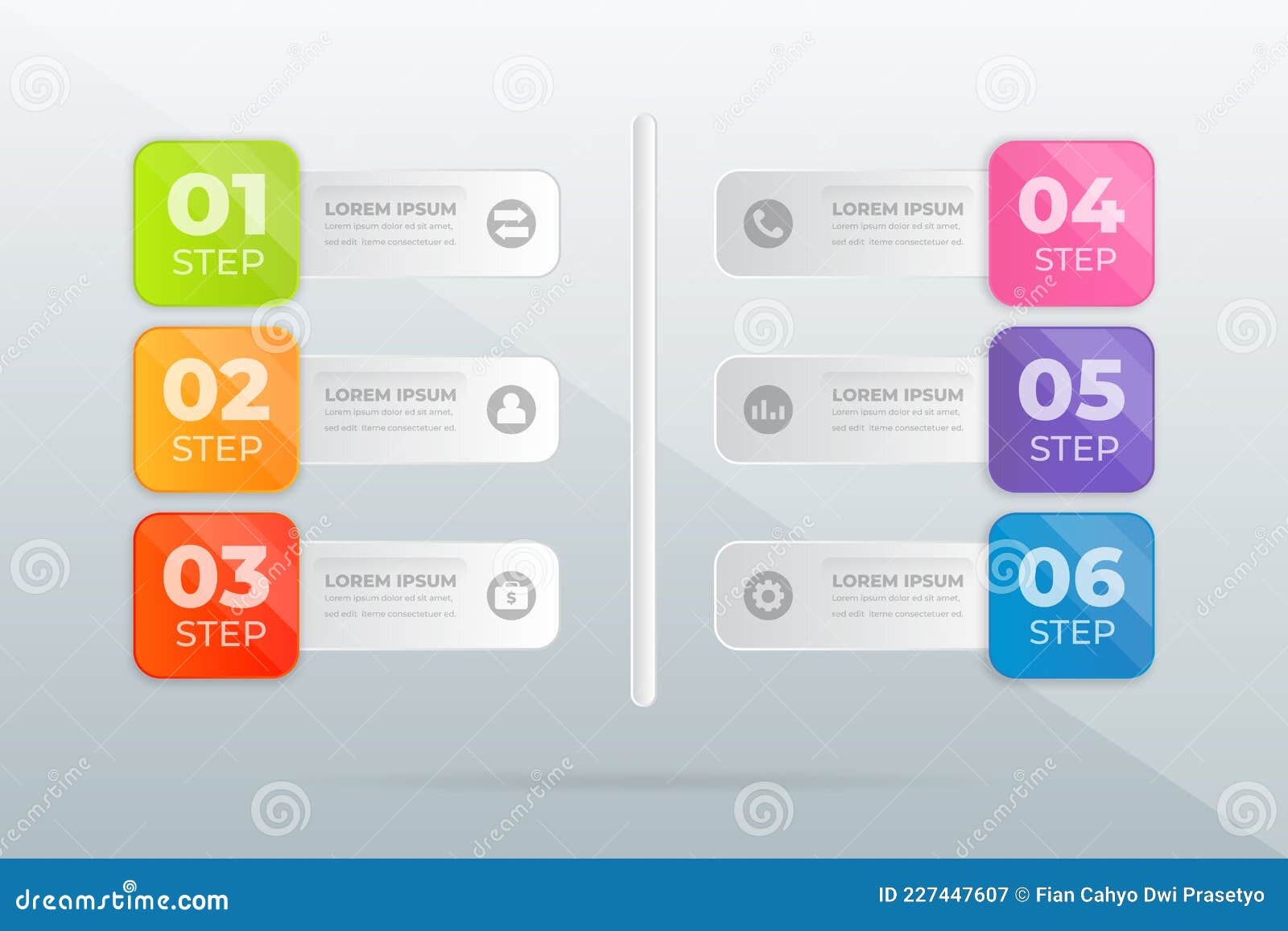 Design Modern Professional Steps Infographic Stock Vector ...
