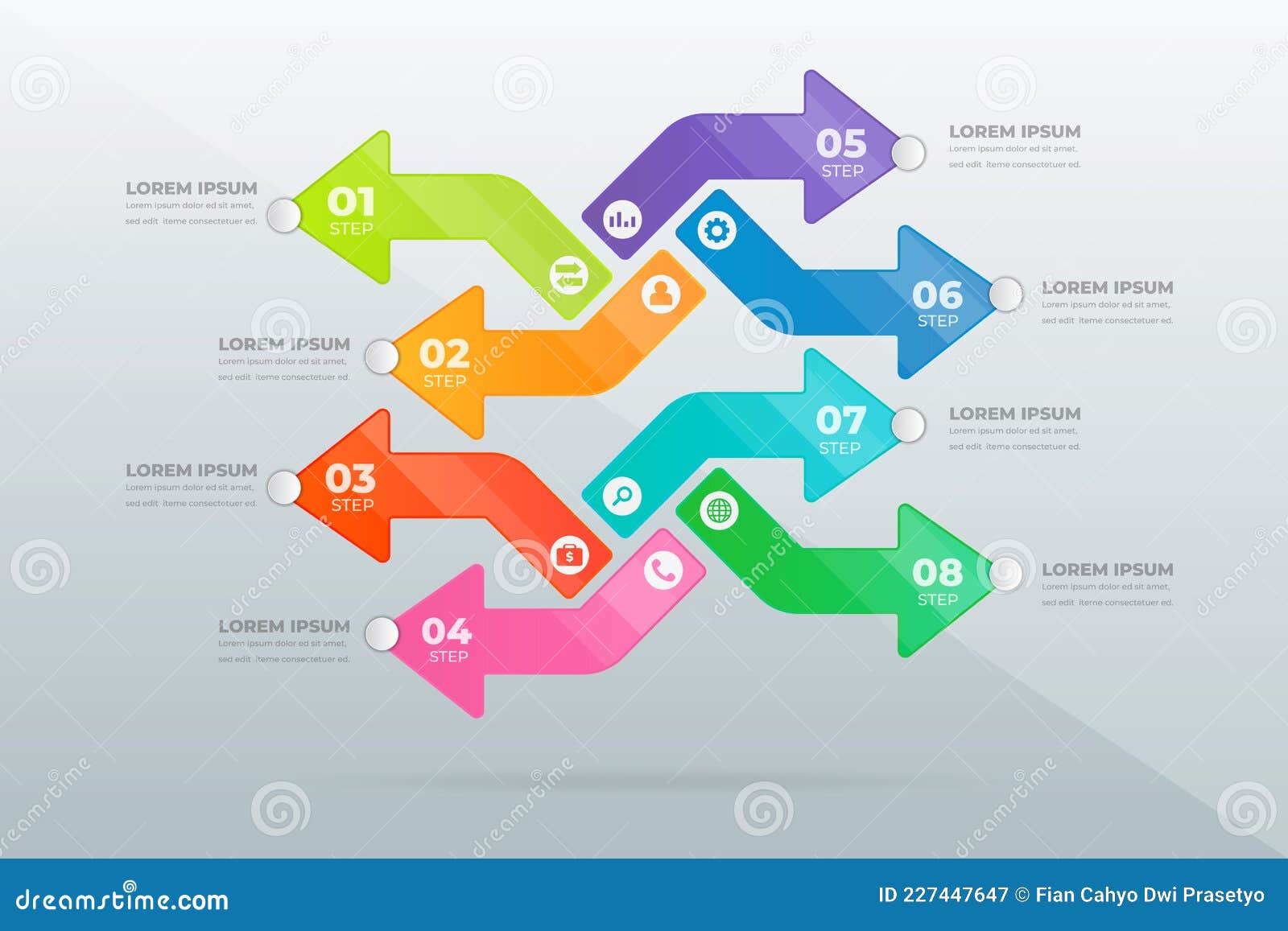 Design Modern Professional Steps Infographic Stock Vector ...