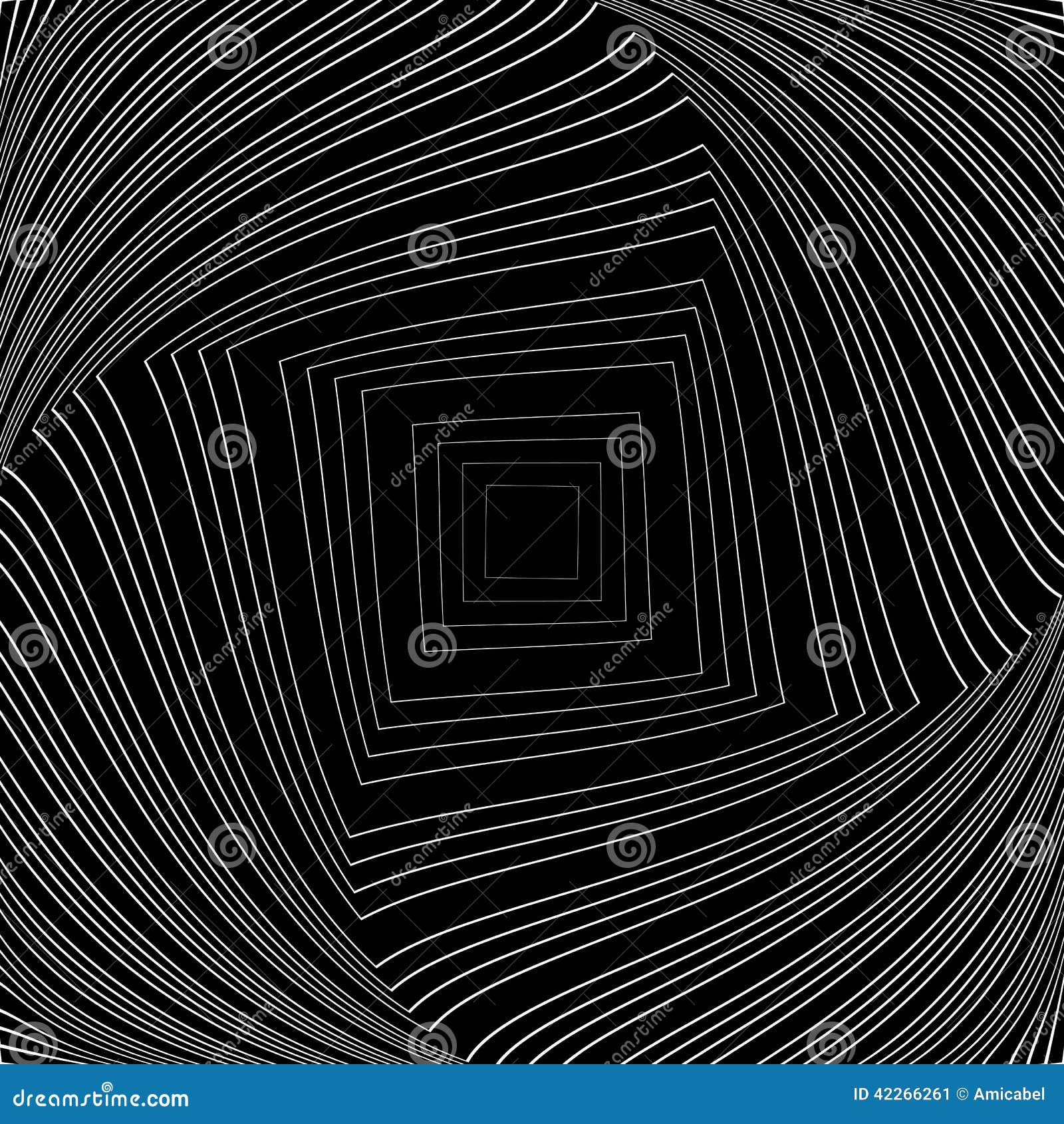 Design Monochrome Vortex Illusion Background Stock Vector ...