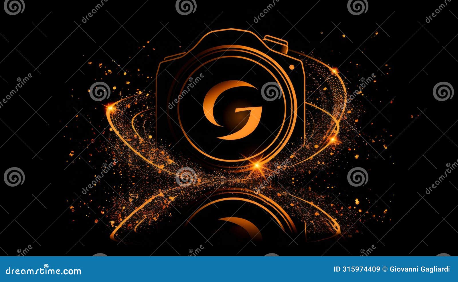 Design a Monogram-style Photography Logo with an Ornate G Intertwined ...