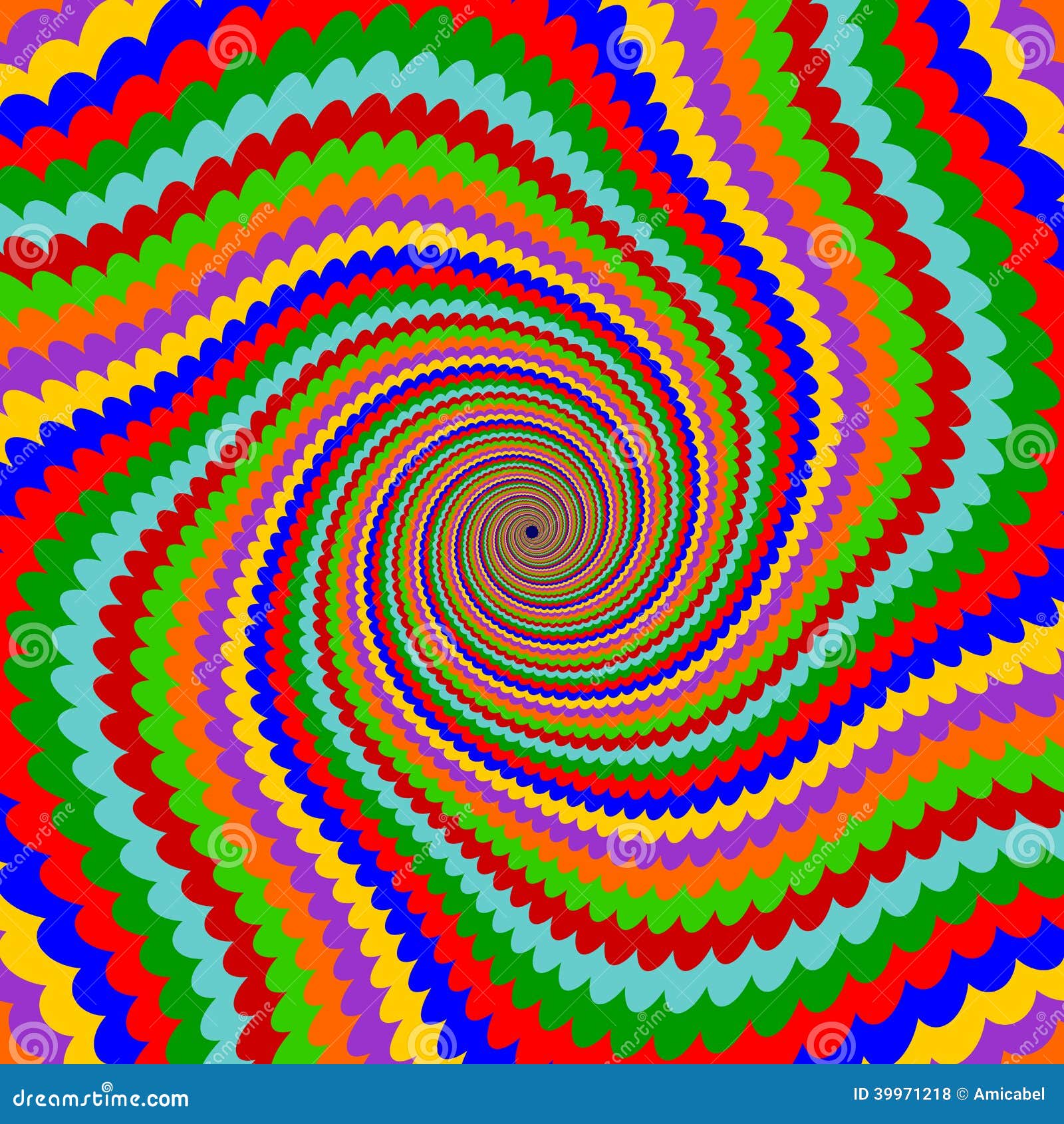 Design Multicolor Twirl Rotation Background Stock Vector - Illustration ...