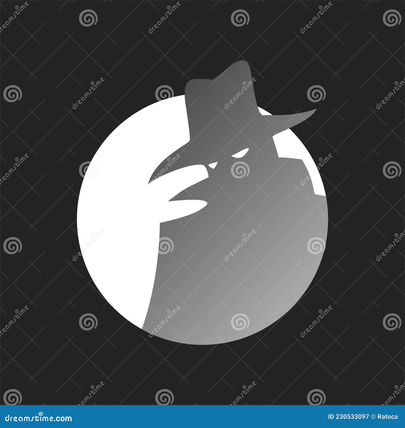 Design of Mystery Man Illustration Stock Vector - Illustration of ...