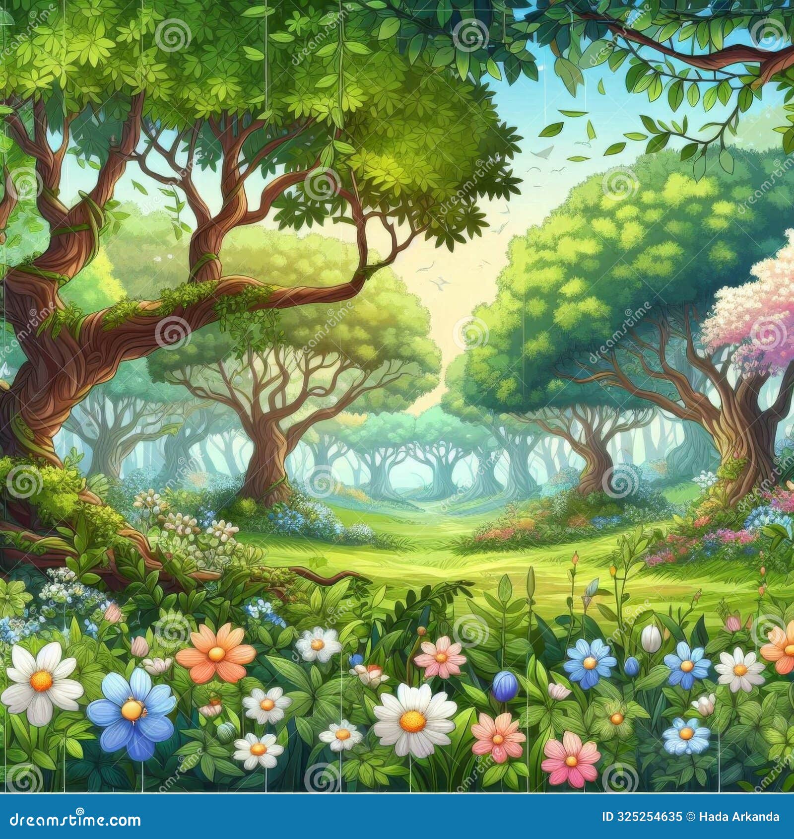 Design a Never-ending Nature Background with Multiple Layers for a 2D ...