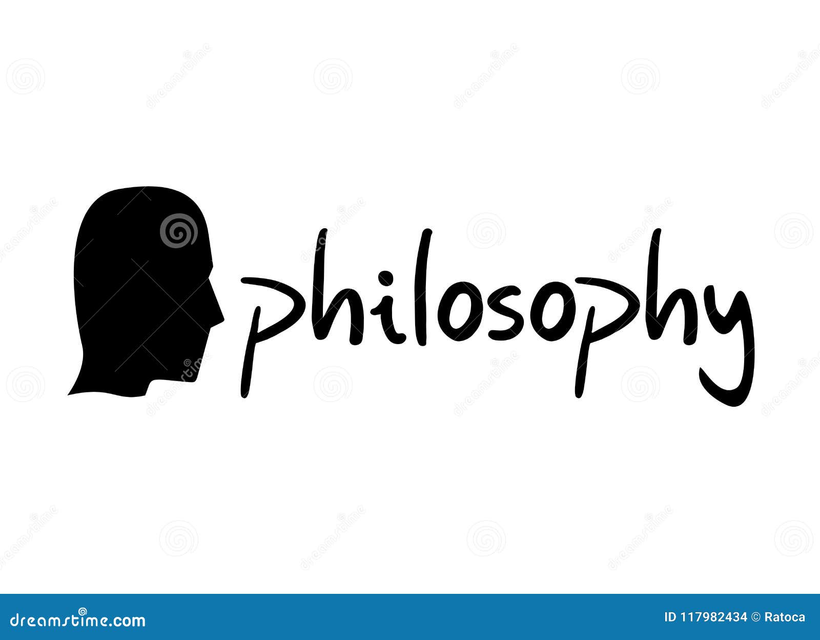 Nice philosophy symbol stock vector. Illustration of face - 117982434