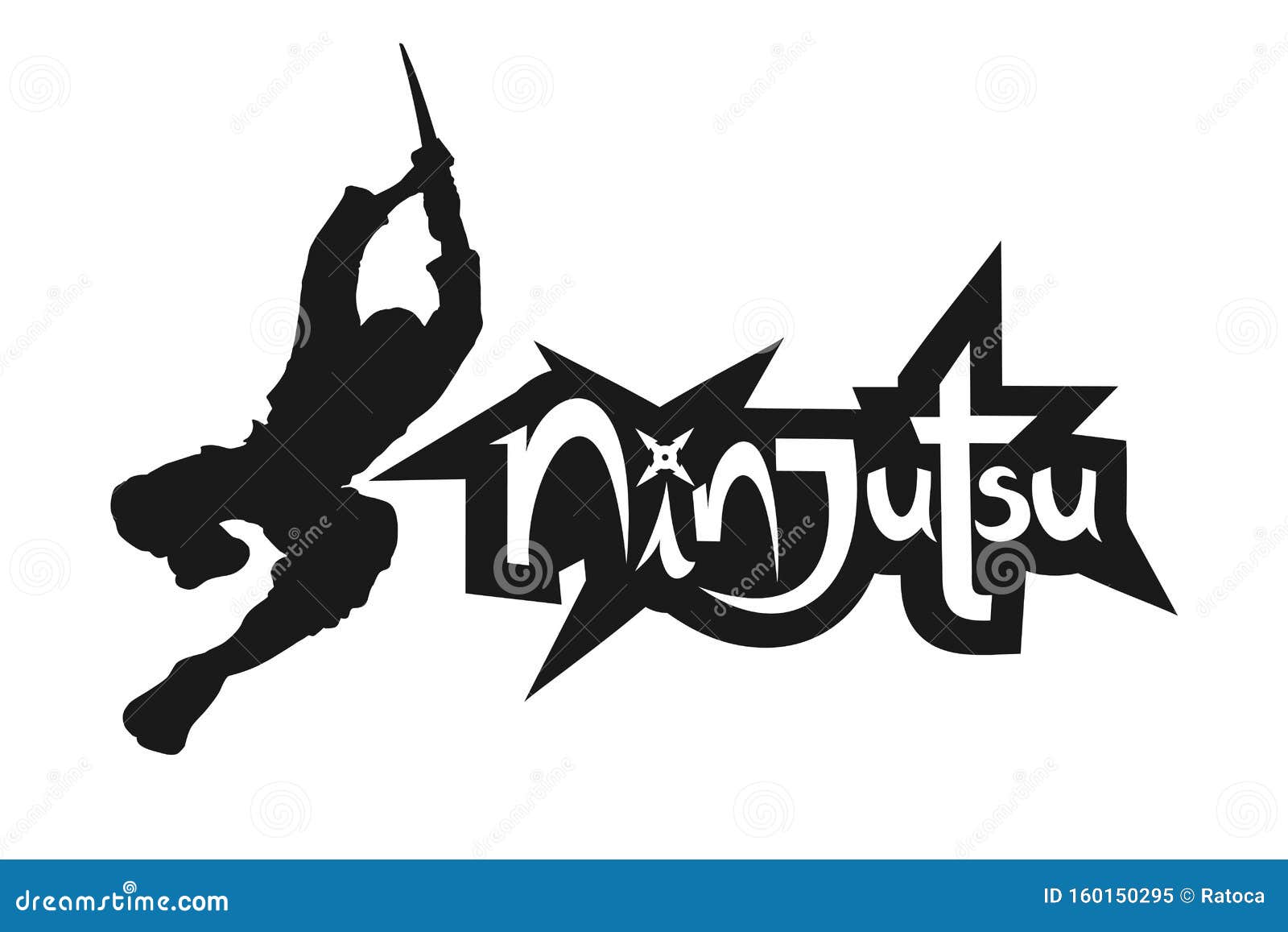 Design of ninjutsu symbol stock vector. Illustration of agent - 160150295