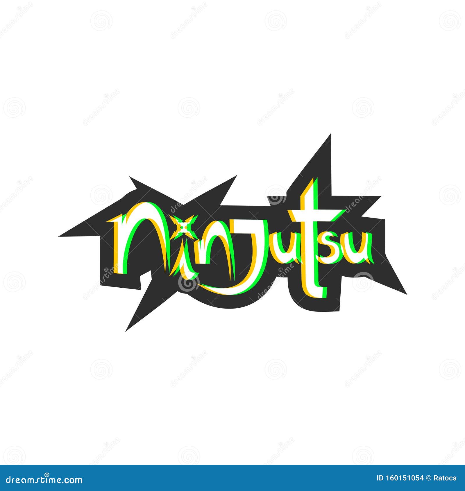 Design of ninjutsu symbol stock vector. Illustration of professional ...