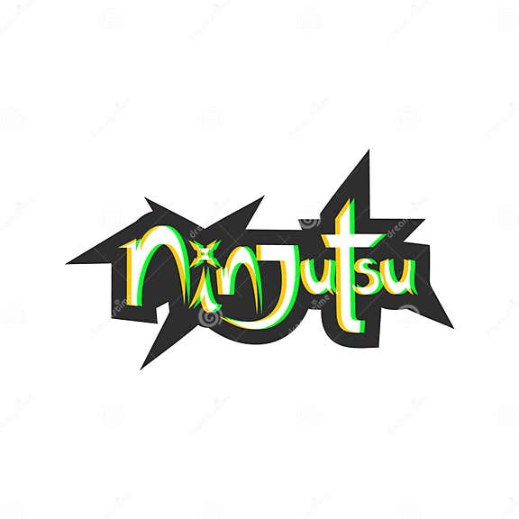 Design of ninjutsu symbol stock vector. Illustration of professional ...