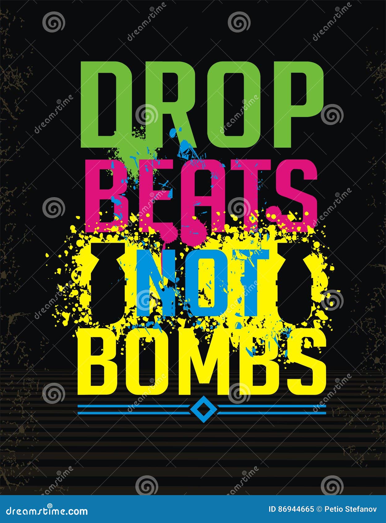 Design not bombs stock vector. Illustration of design - 86944665