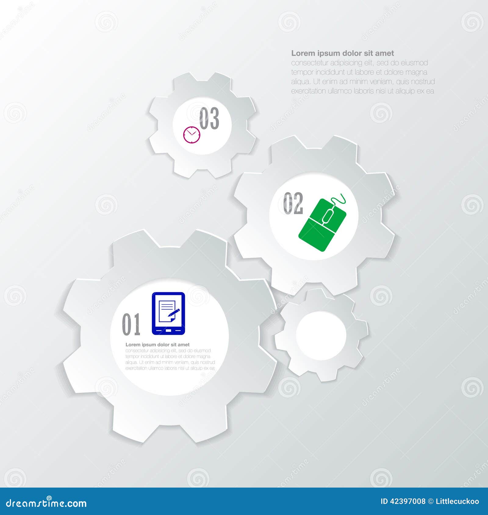 Design Number Banners Template Graphic or Website Layout Stock Vector ...