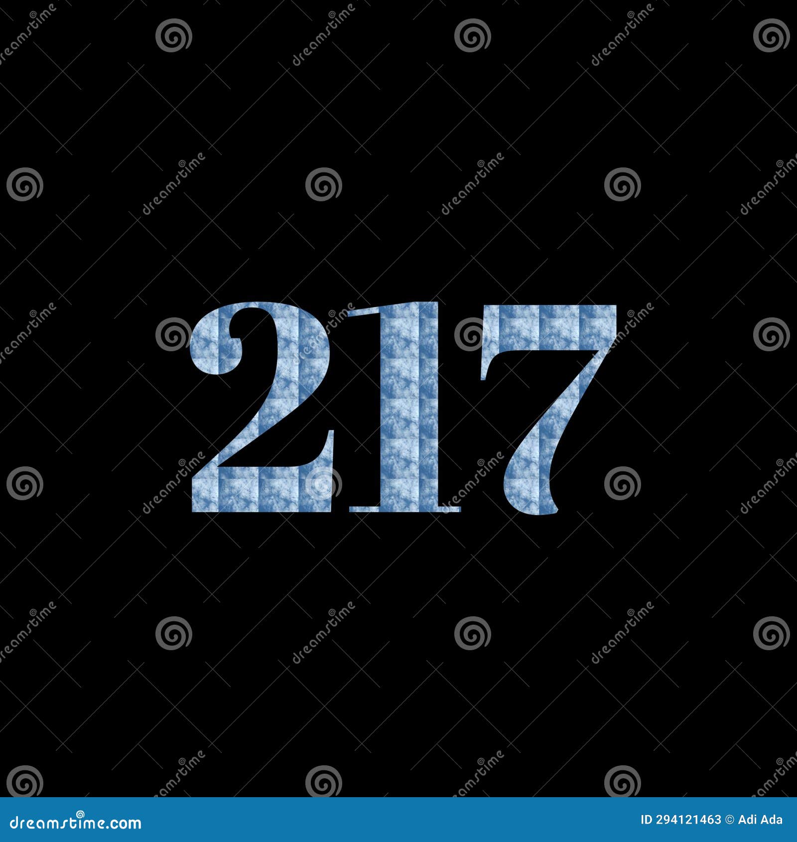 Design Number 217 on Black Background Stock Illustration - Illustration ...