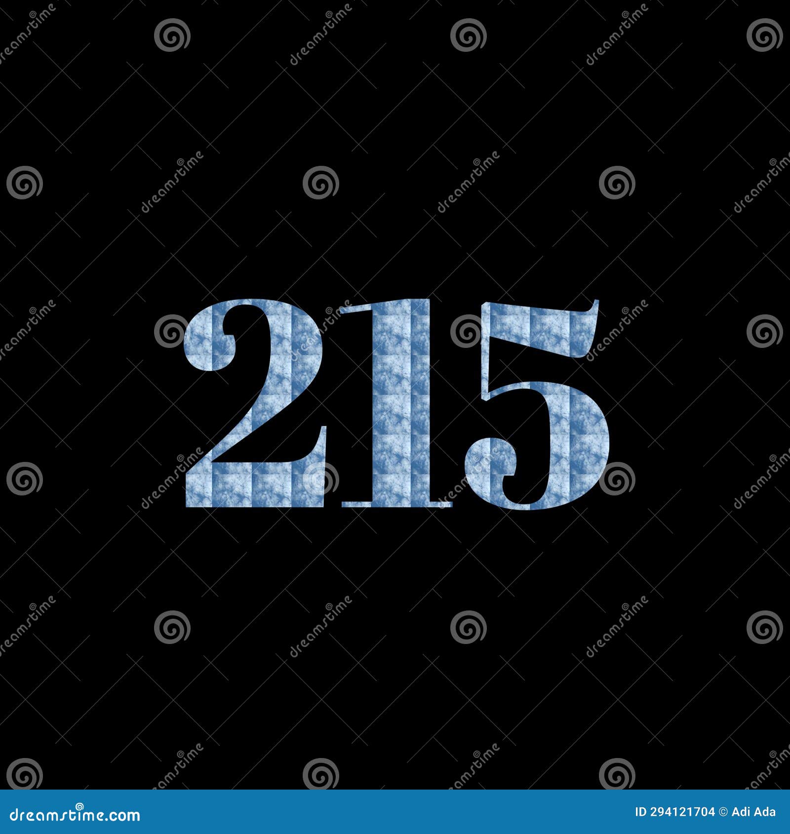 Design Number 215 on Black Background Stock Illustration - Illustration ...