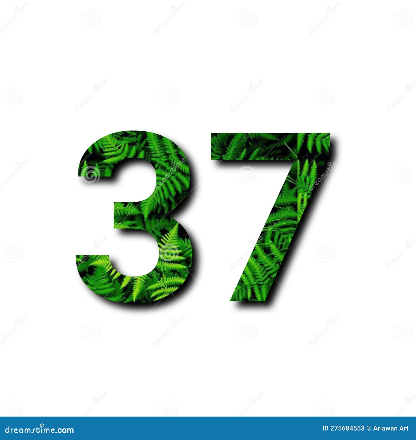 Design Number 37 with Leaf Texture on White Background. Stock ...