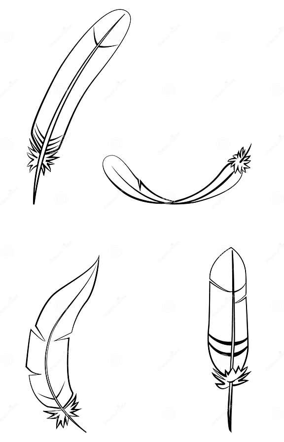 Design Object with Line Art Black and White Stock Vector - Illustration ...