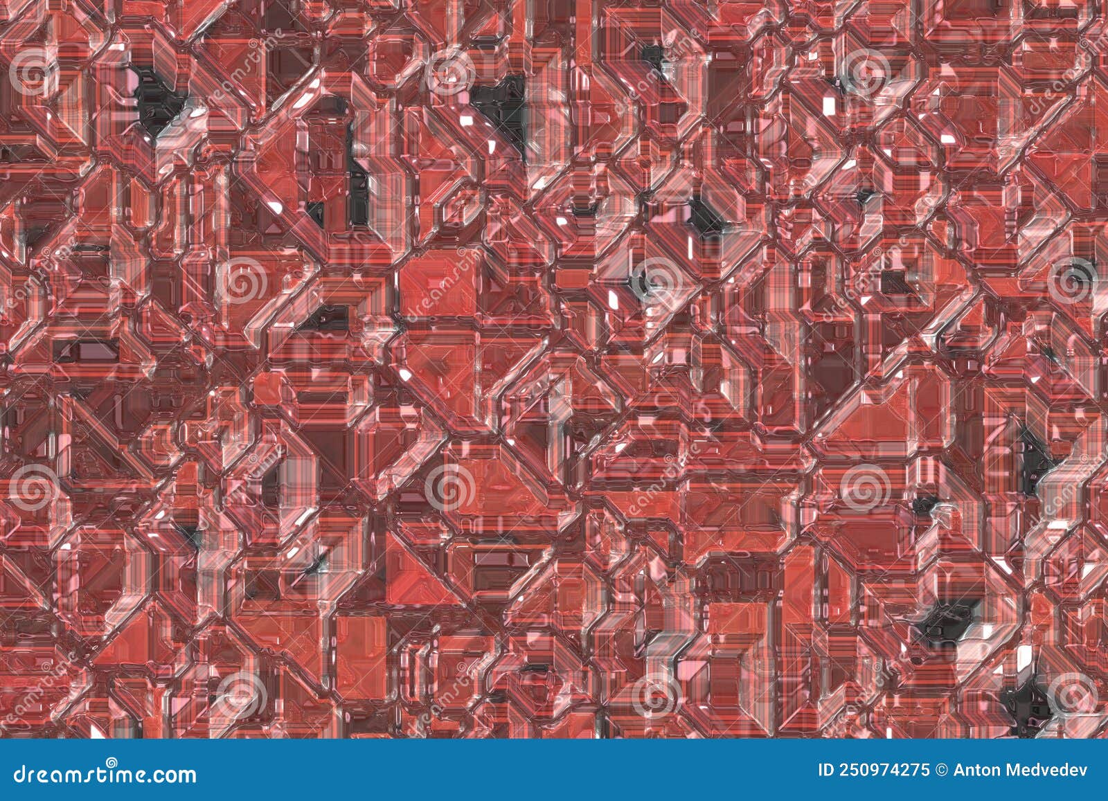 Modern Electronic Crystals Pattern Digital Art Texture Background ...