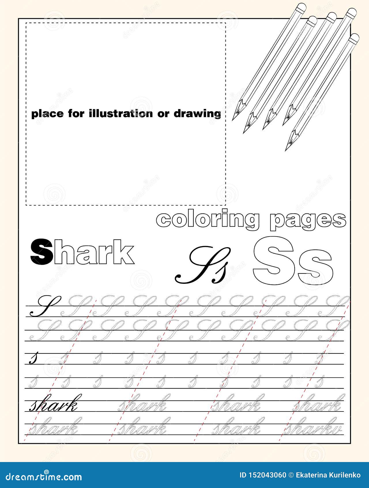 Design_19_the Page Layout of the English Alphabet To Teach Writing ...