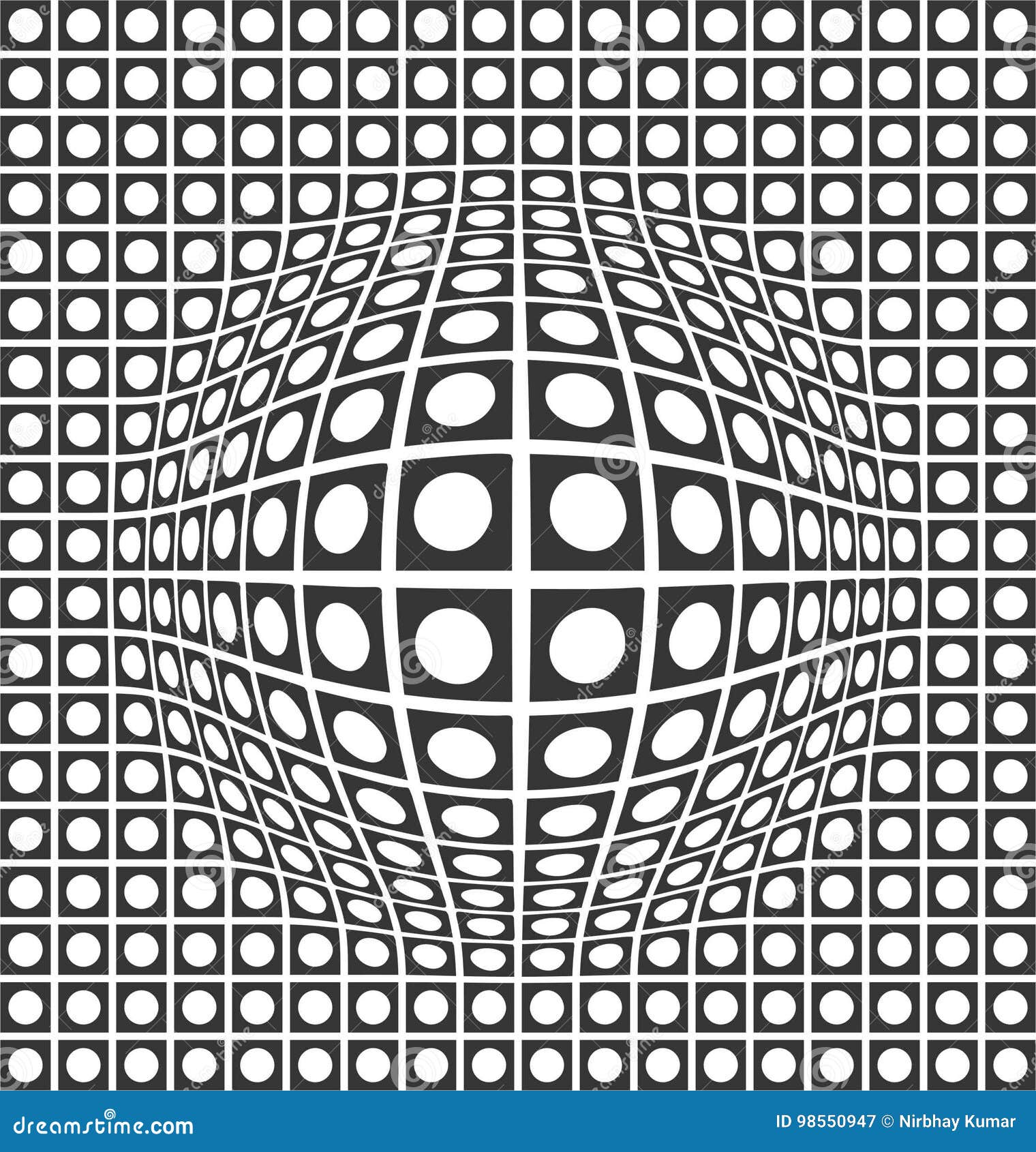 DESIGN PATTERN Zoom Dot in Square Stock Vector - Illustration of ...