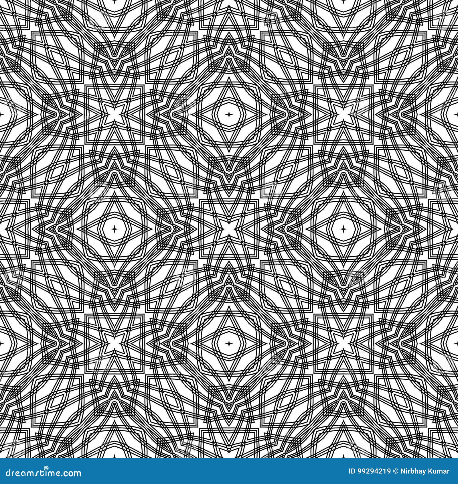 Vector Seamless Design Pattern. Stock Vector - Illustration of graphic ...