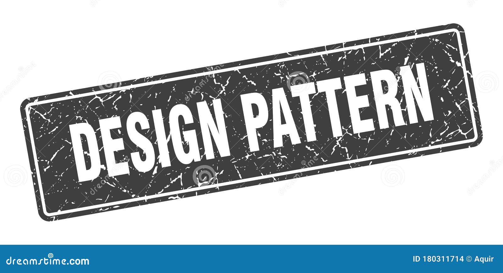 Design Pattern Sign. Design Pattern Grunge Stamp Stock Vector ...
