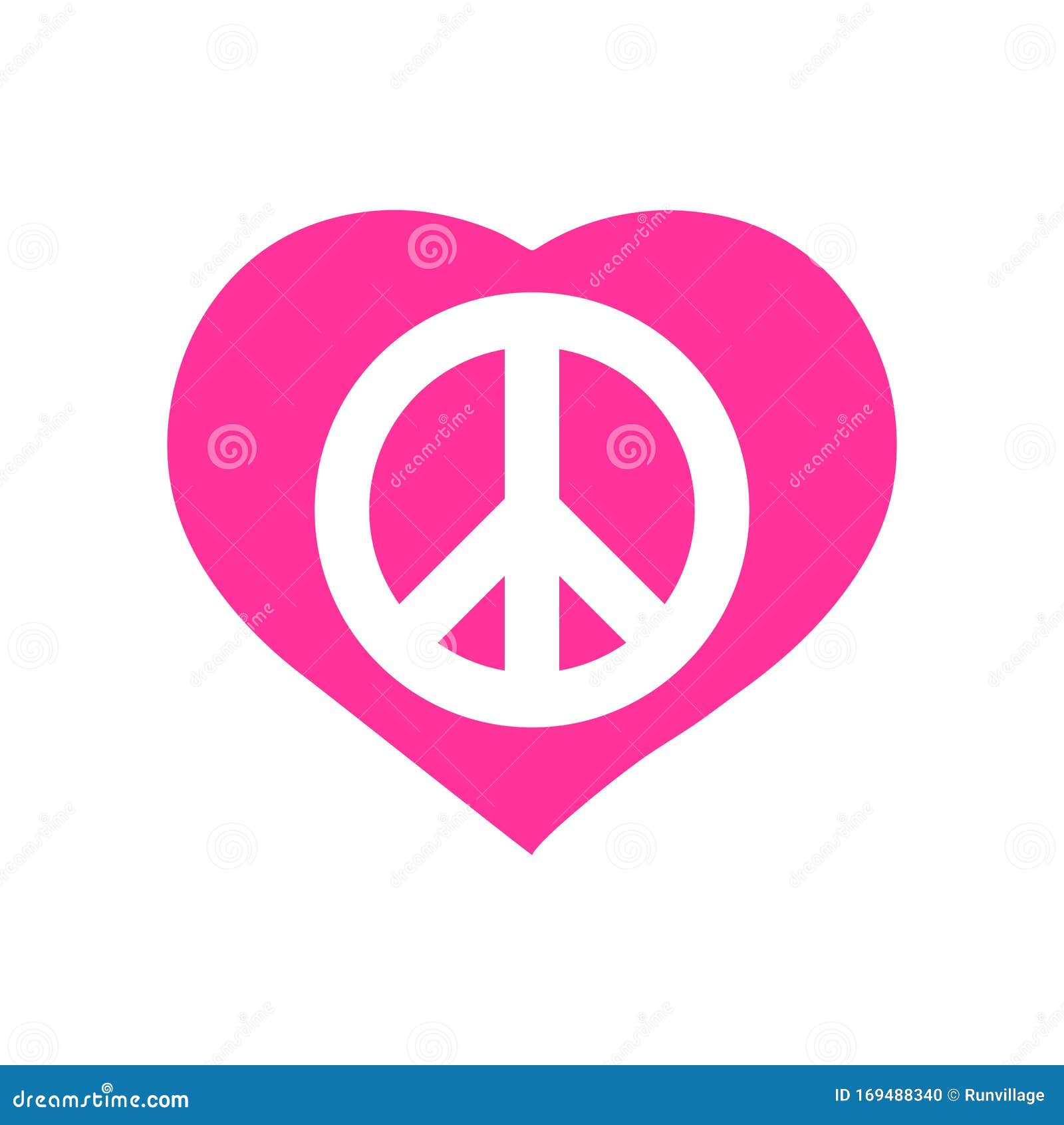 Design of Peace, Love, Vector Design Element Stock Illustration ...