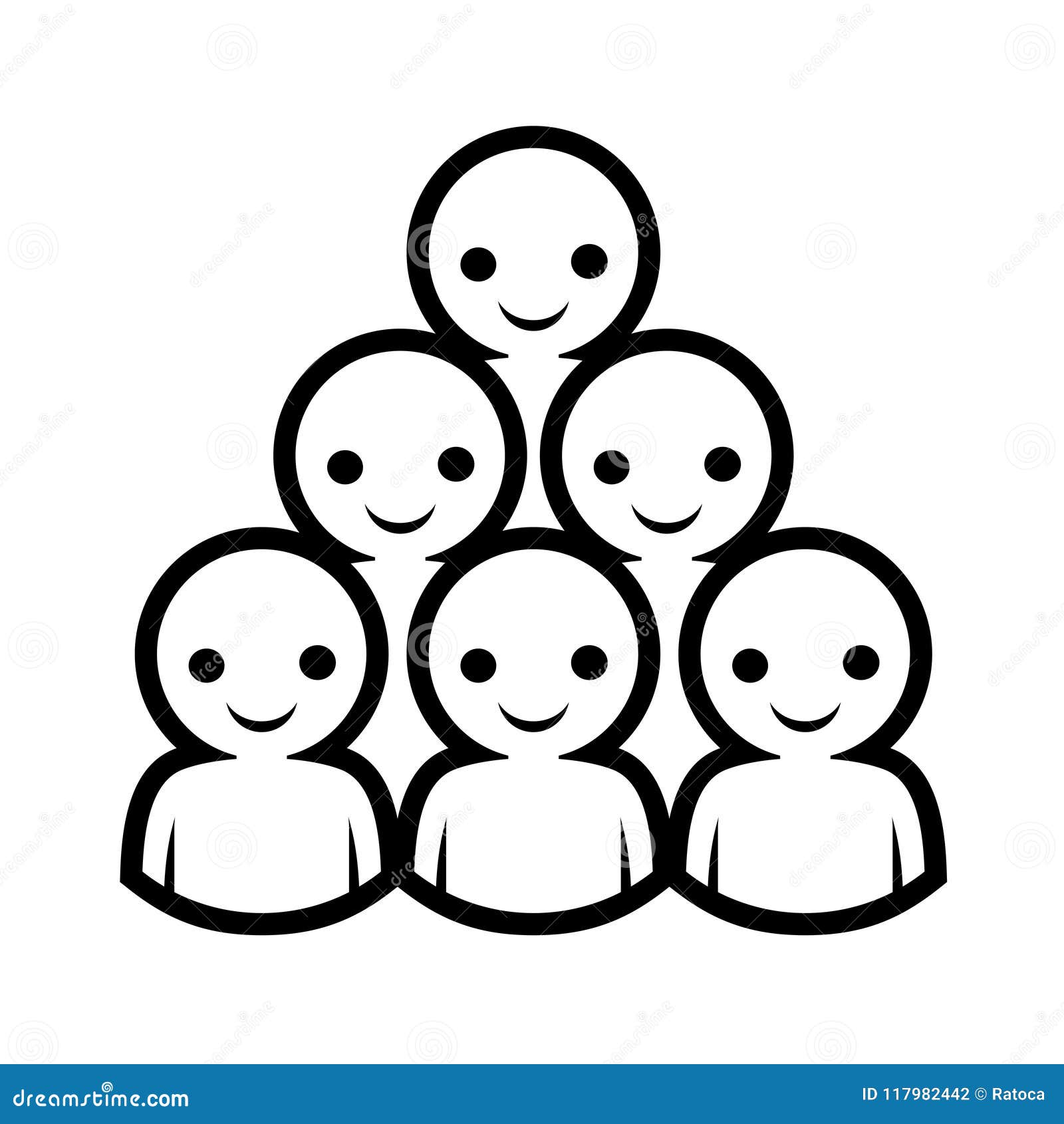 People group symbol stock vector. Illustration of corporate - 117982442