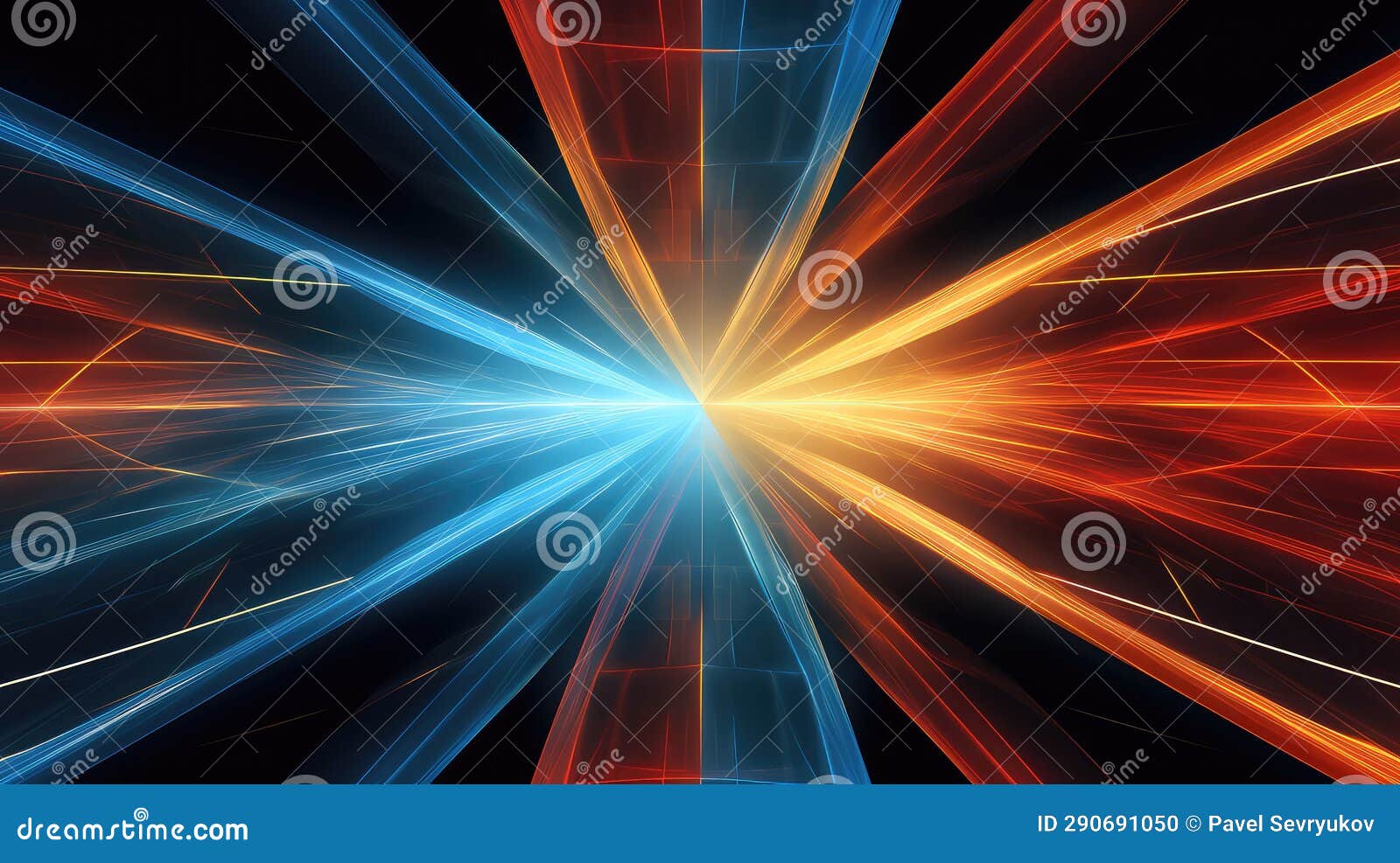 Design Perspective Intersection Abstract Stock Illustration ...