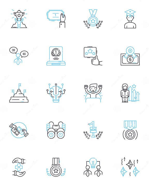 Design Phase Linear Icons Set. Ideation, Conceptualization ...