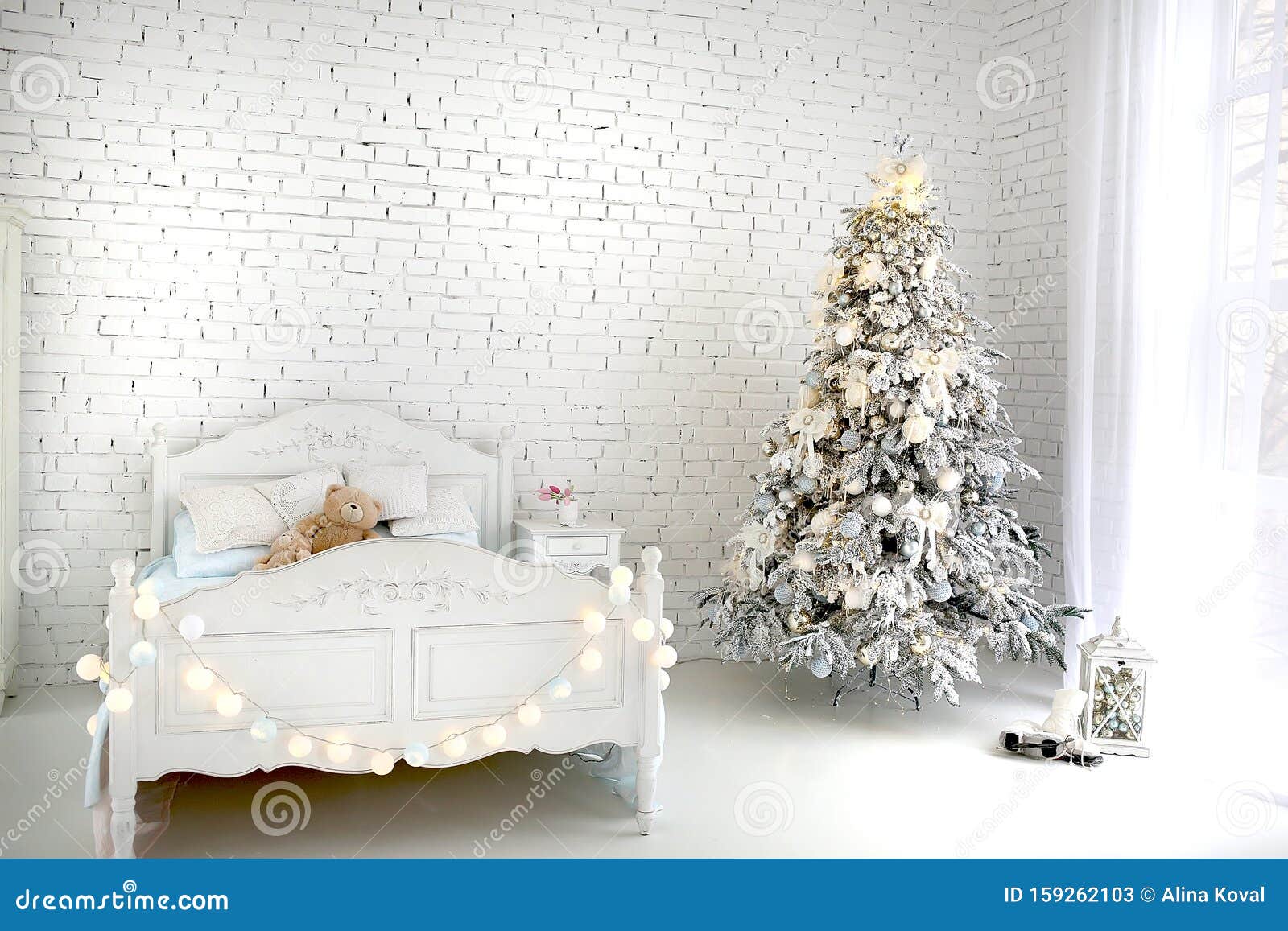 Design in a Photo Studio for Christmas Stock Image - Image of candles ...