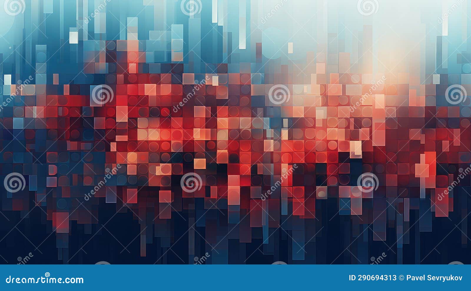Design Pixelized Geometric Patterns Stock Illustration | CartoonDealer ...