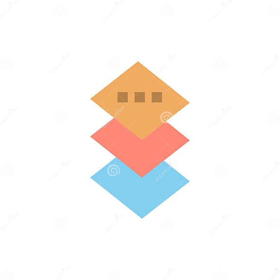 Design, Plane, Square Flat Color Icon. Vector Icon Banner Template ...