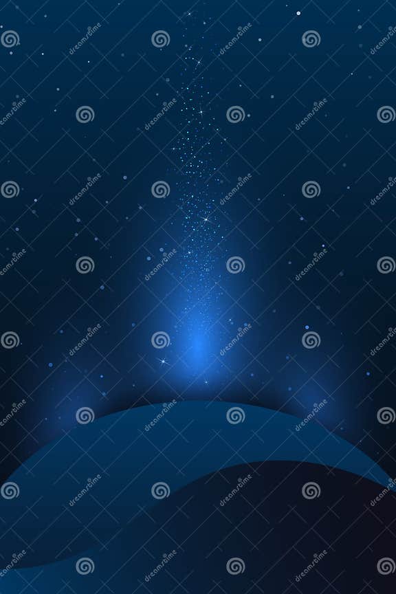 Design Postcard with Light Effects and Particles Stock Vector ...