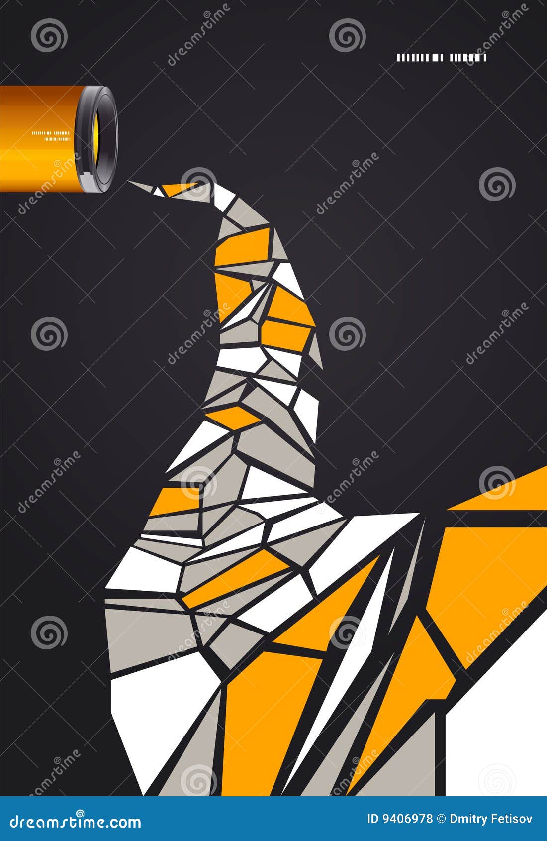 Design a Poster with the Pipe Stock Vector - Illustration of poster ...
