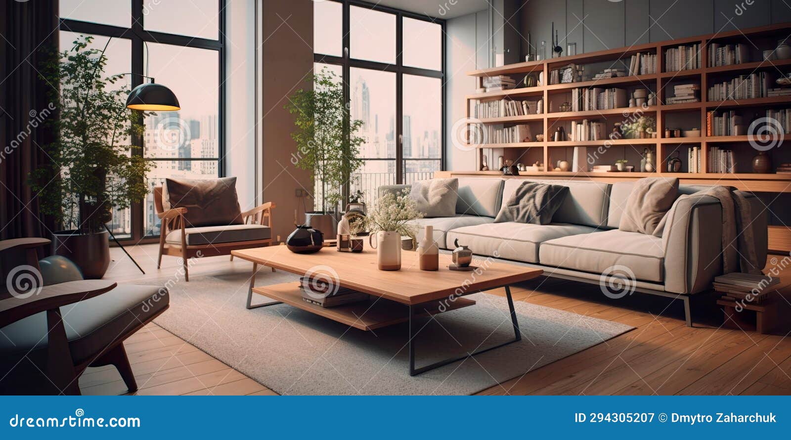 Design Principles with a Minimalist and Functional Modern Living Room ...