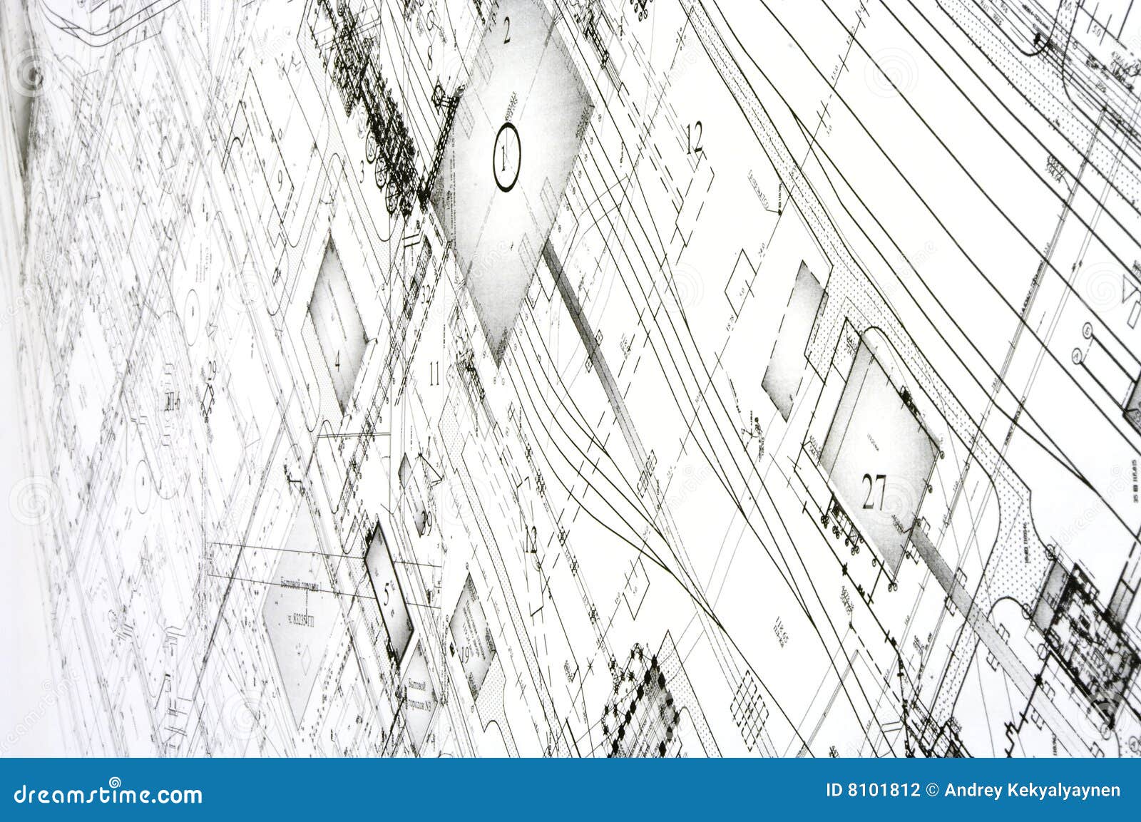 Design And Project Drawings. Stock Photo | CartoonDealer.com #8101812