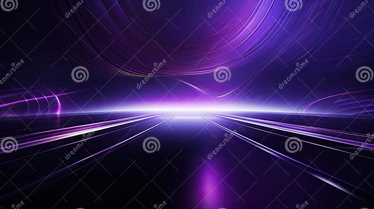 Design Purple Technology Background Stock Illustration - Illustration ...