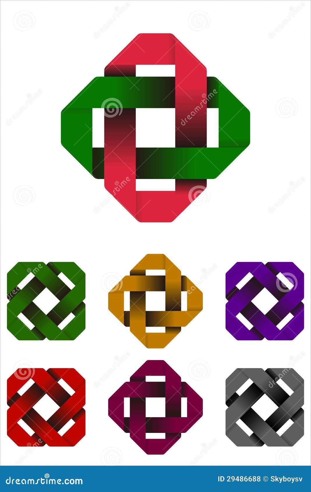 Design Rectangle Logo Element. Stock Vector - Illustration of design ...