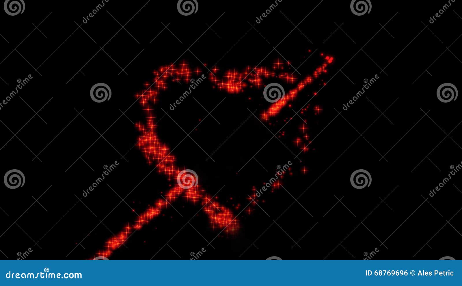 Design of Red Heart Animation for Valentine Stock Footage - Video of ...