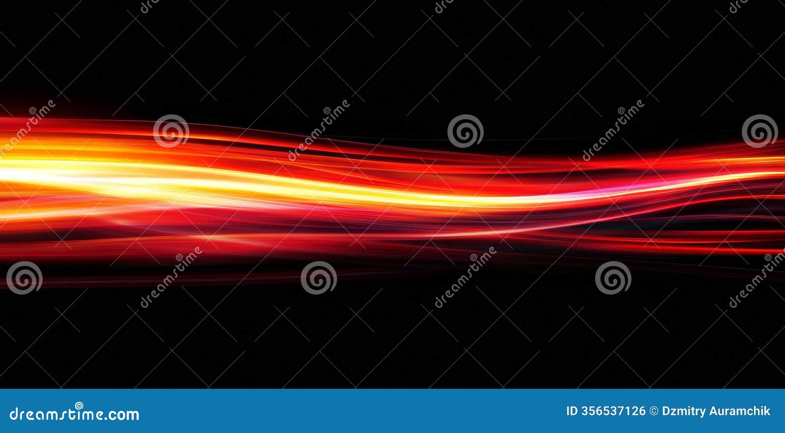 A Design with a Red Line Moving at Light Speed, Creating a Fast ...