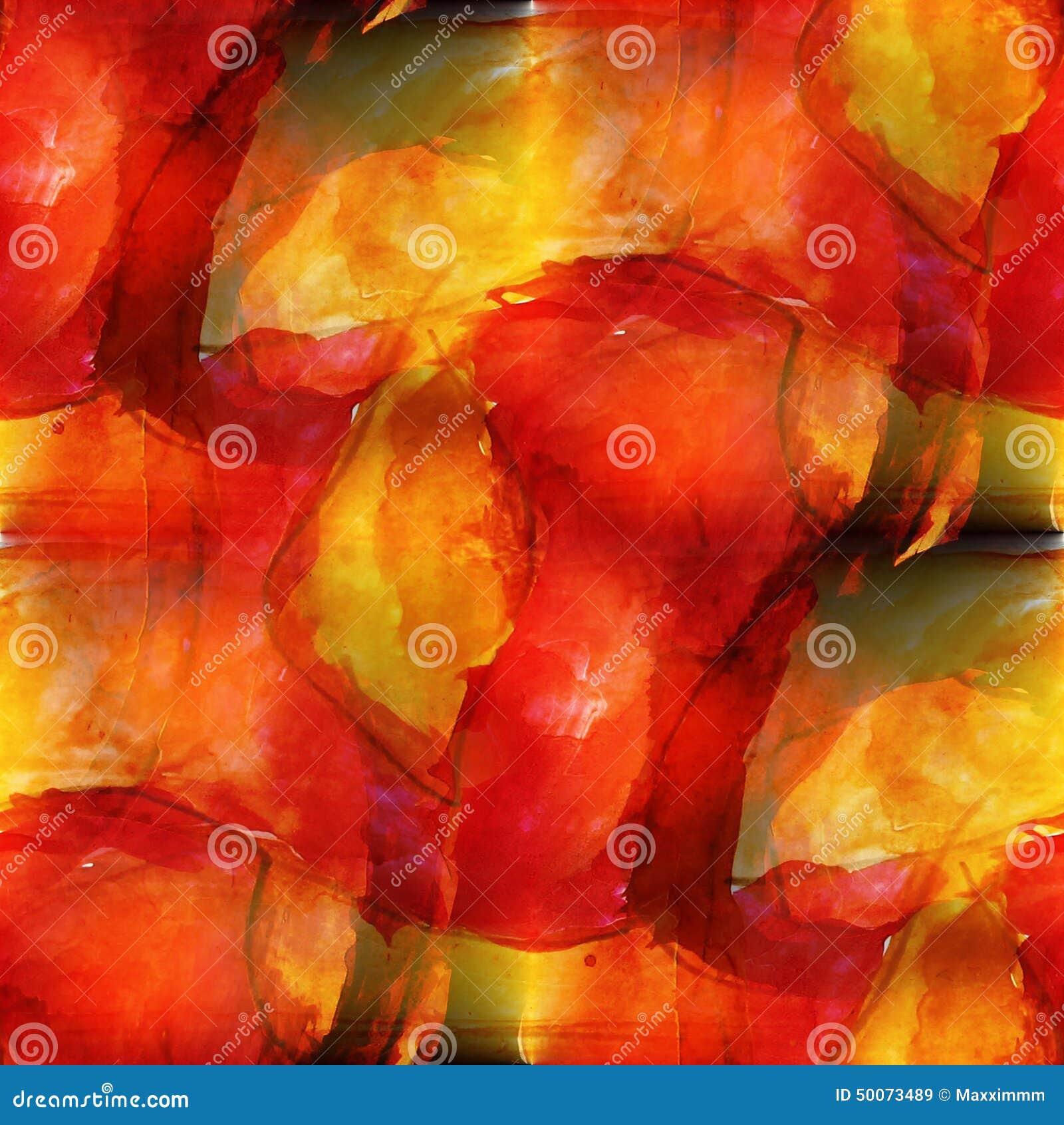 Design Red, Yellow Pattern Seamless Texture Stock Illustration ...