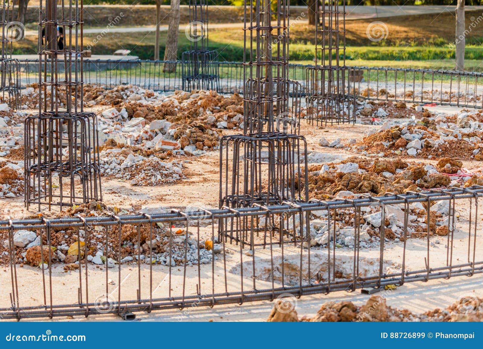 Design Of Reinforcement Cage Of Reinforcement For Concrete Frame ...