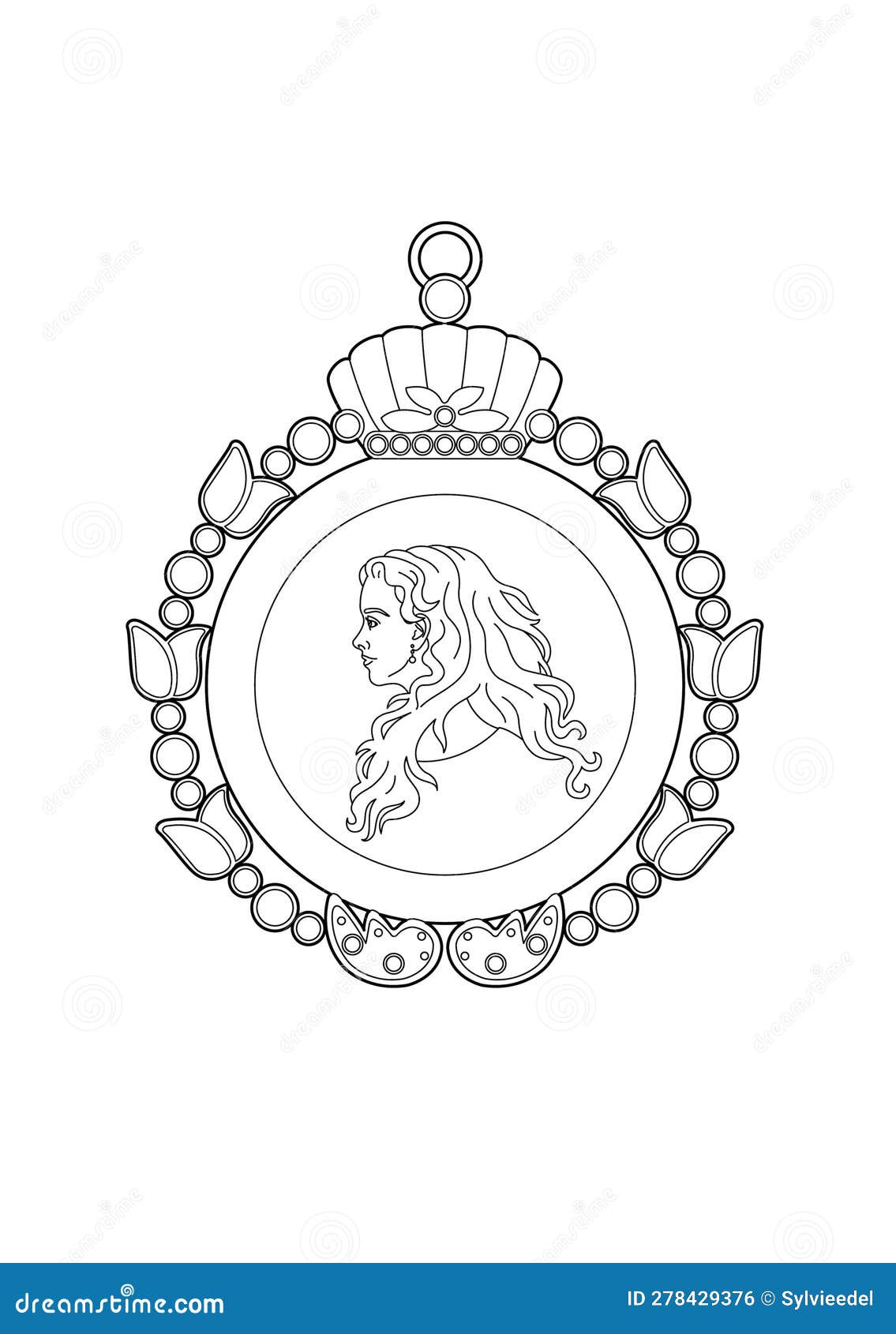 Design of a Round Medallion Stock Vector - Illustration of medaillon ...