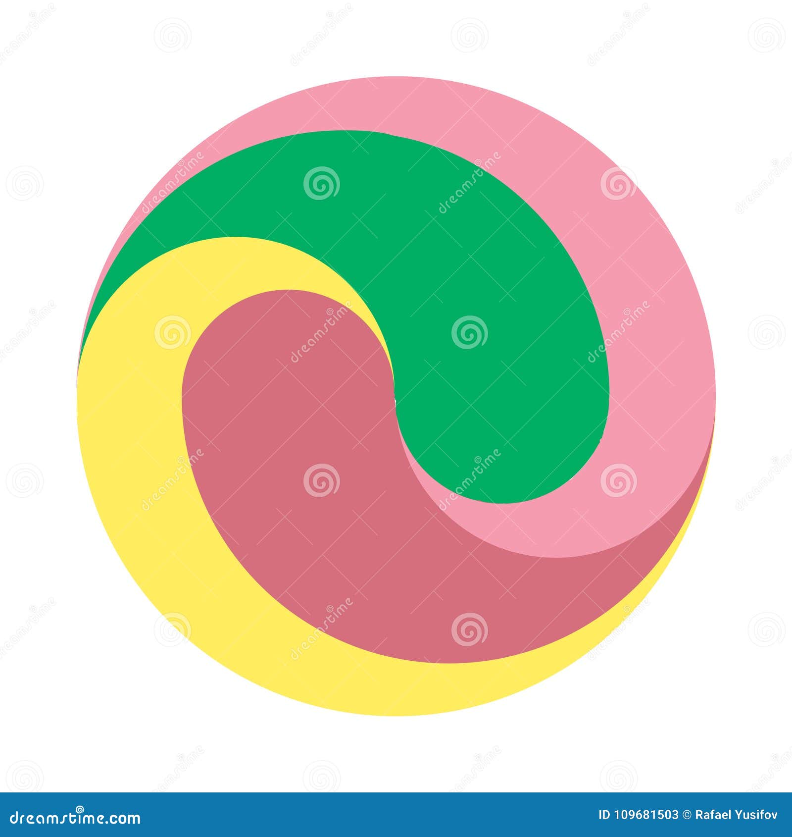 Design Round Vector Logo Template.Colorful Ball Pattern. You Can Use in ...