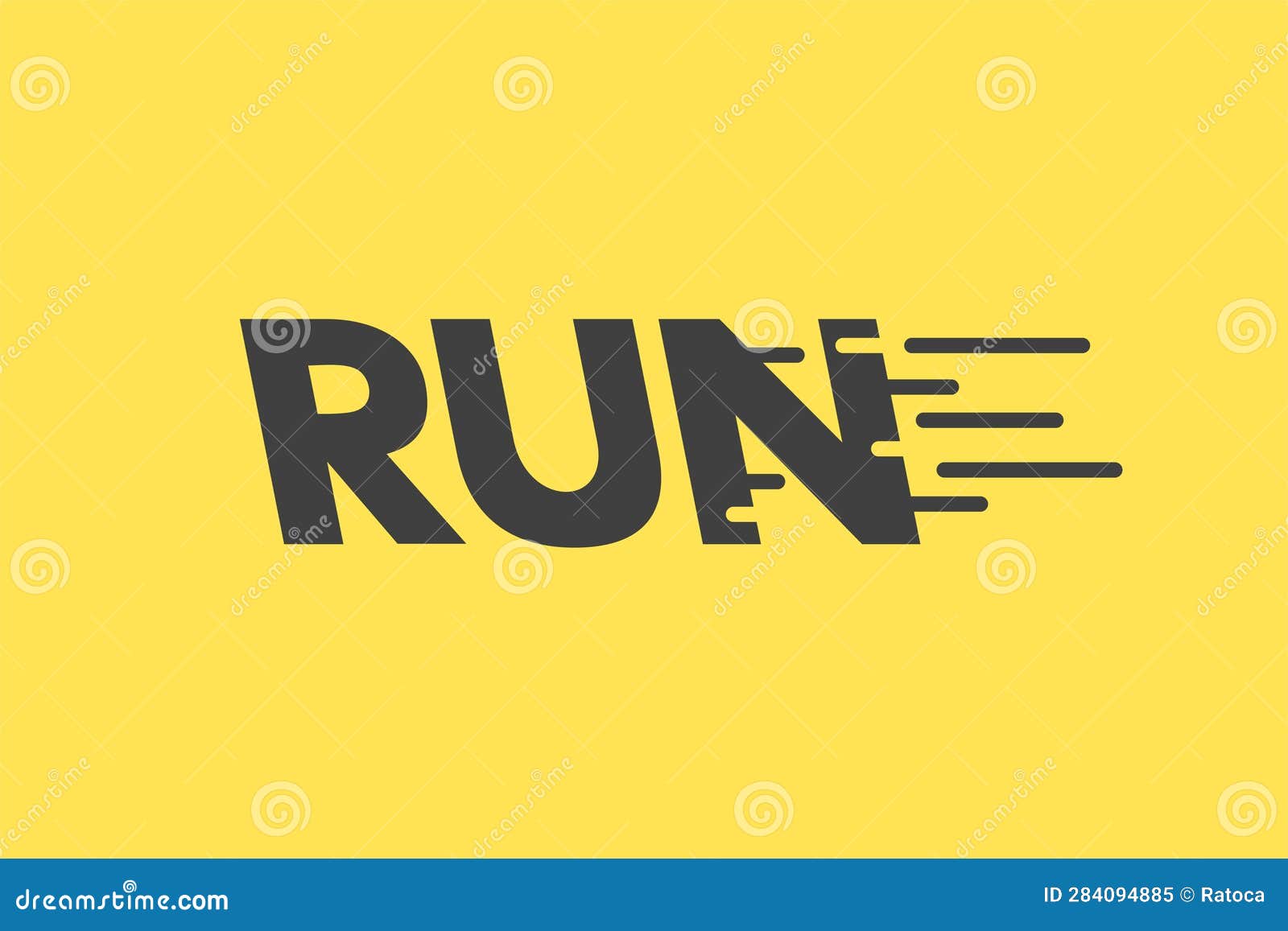 Design of run symbol stock vector. Illustration of embroidery - 284094885