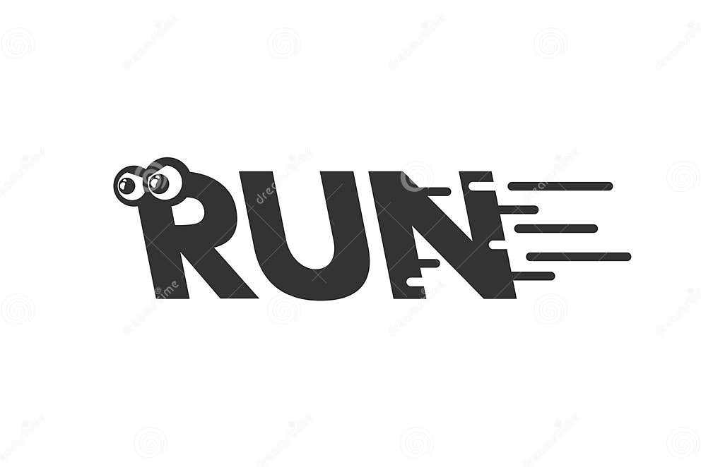 Design of run symbol stock vector. Illustration of brand - 292579775