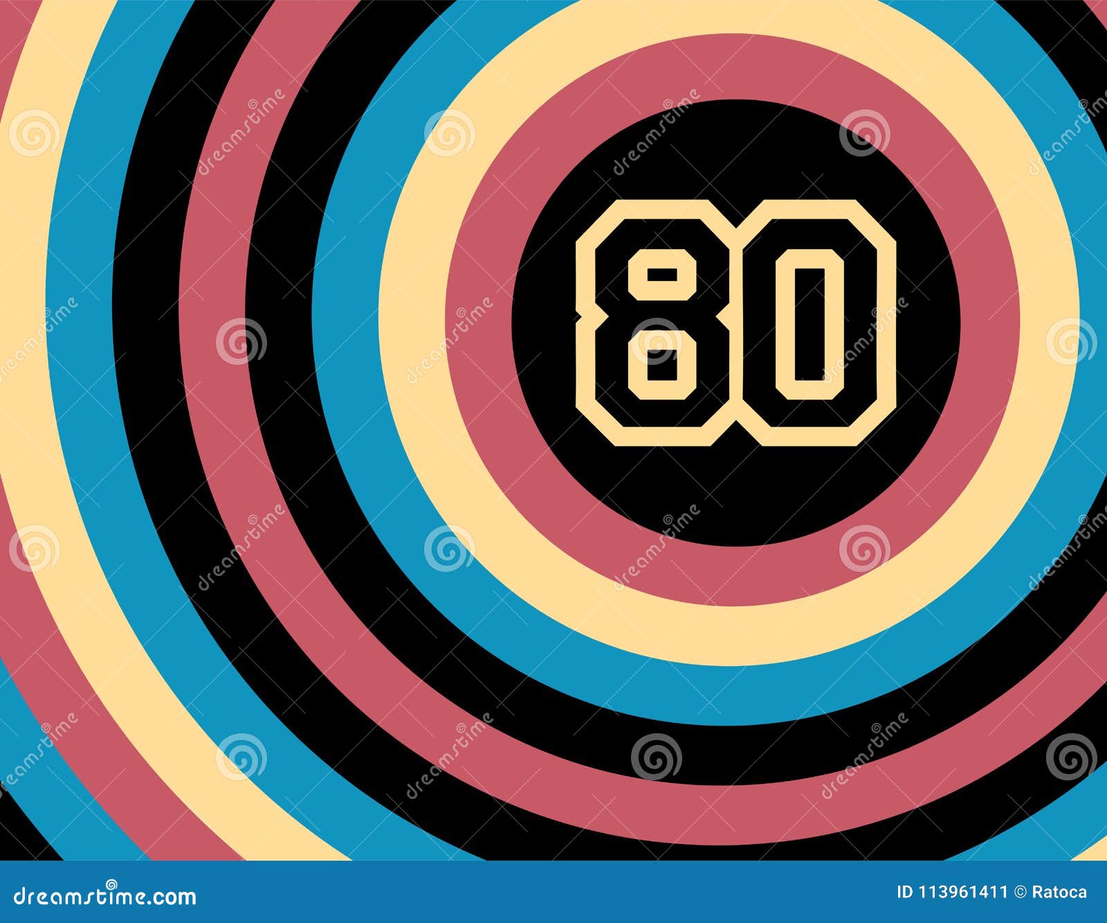 80s decade symbol stock vector. Illustration of abstract - 113961411