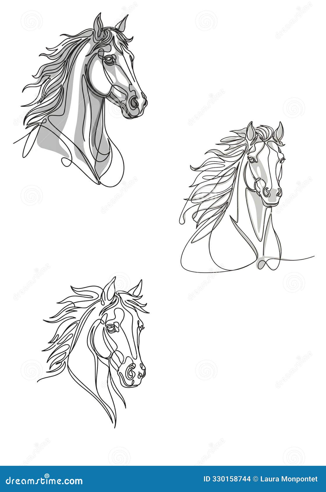 Horse illustrations stock illustration. Illustration of sketch - 330158744